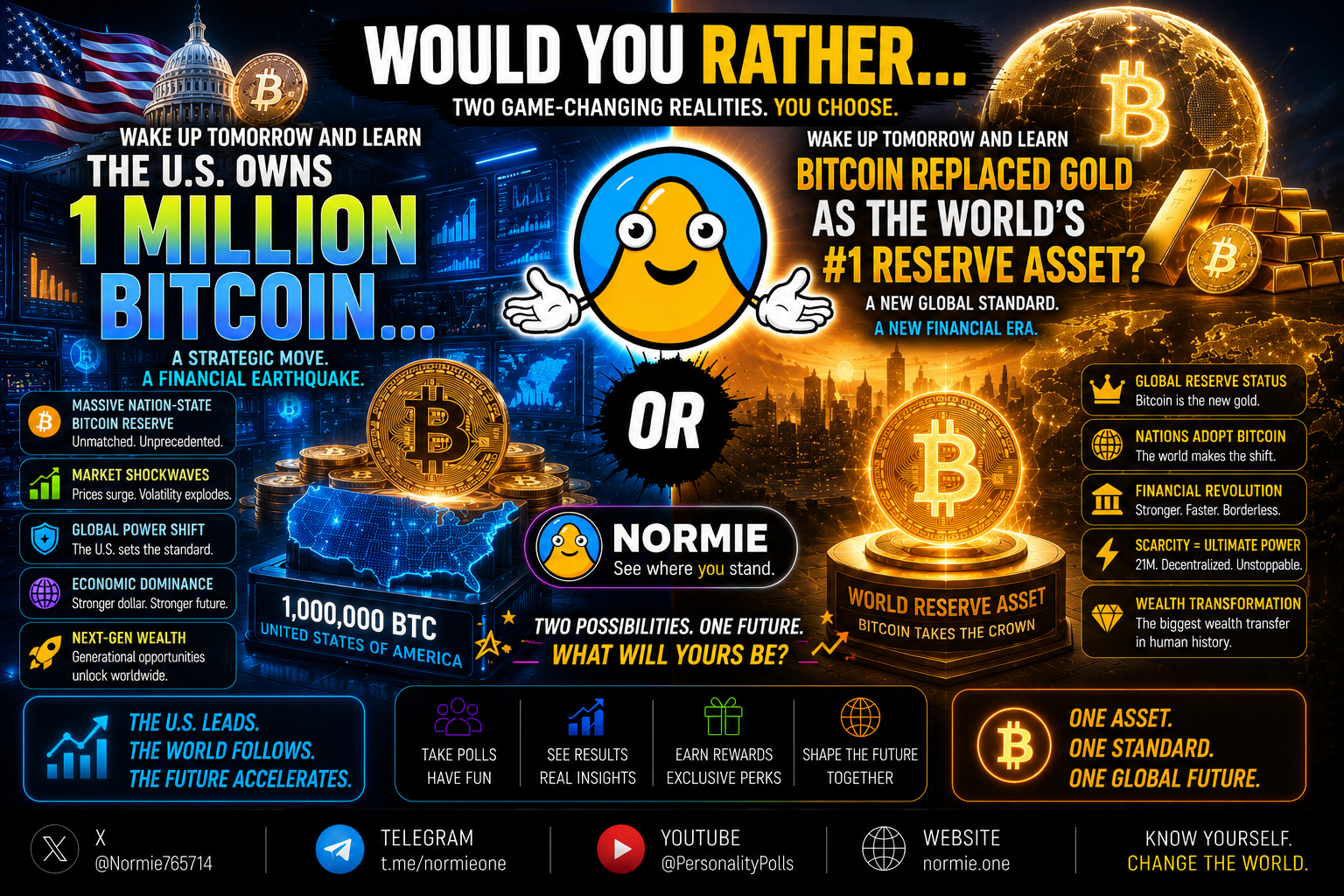 Would You Rather... Wake Up Tomorrow and Learn the U.S. Owns 1 Million ...